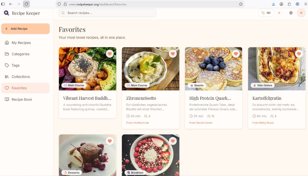 Recipe Keeper - Preserve Family Recipes